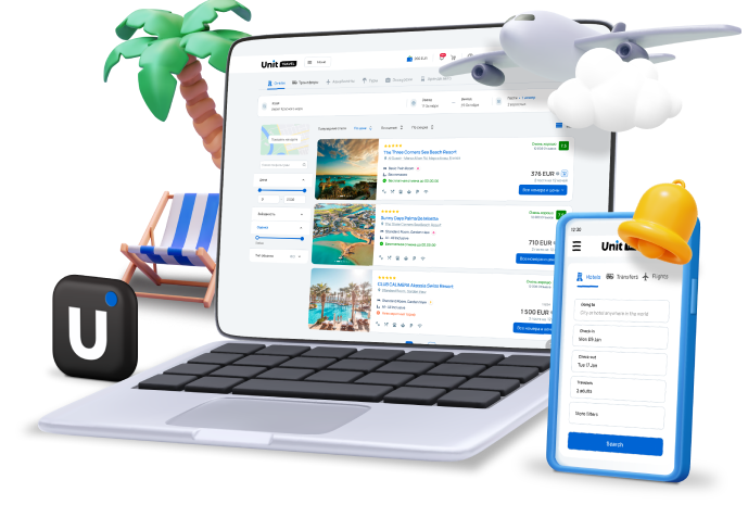 B2B Travel Agent Platform | Hotels, Flights & Tours Booking – Unit.Travel